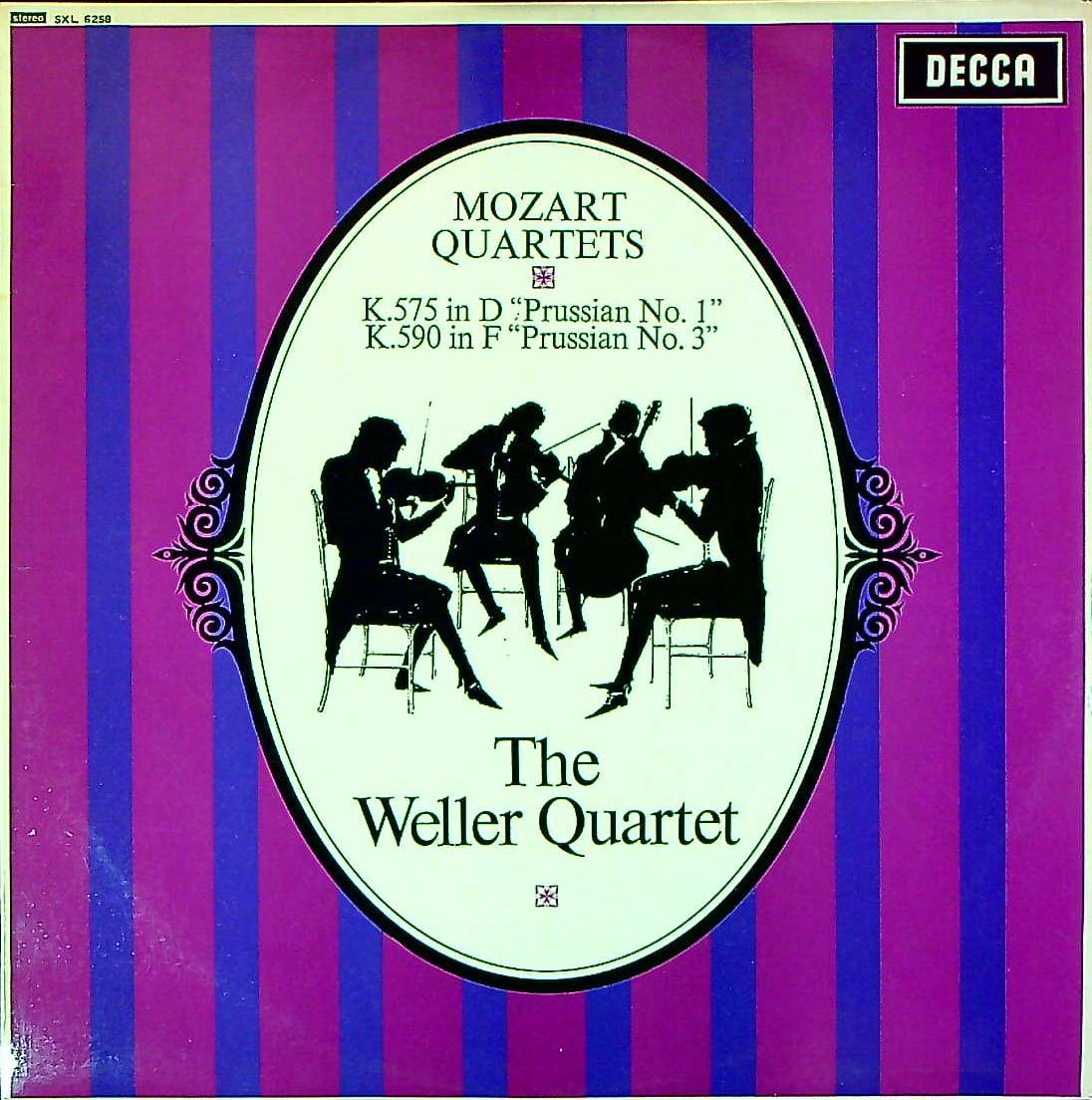 ETERNA TRADING / [DECCA] ヴェラーQt. / モーツァルト:弦楽四重奏曲21番「プロシャ王1番」, 23番「プロシャ王3番」